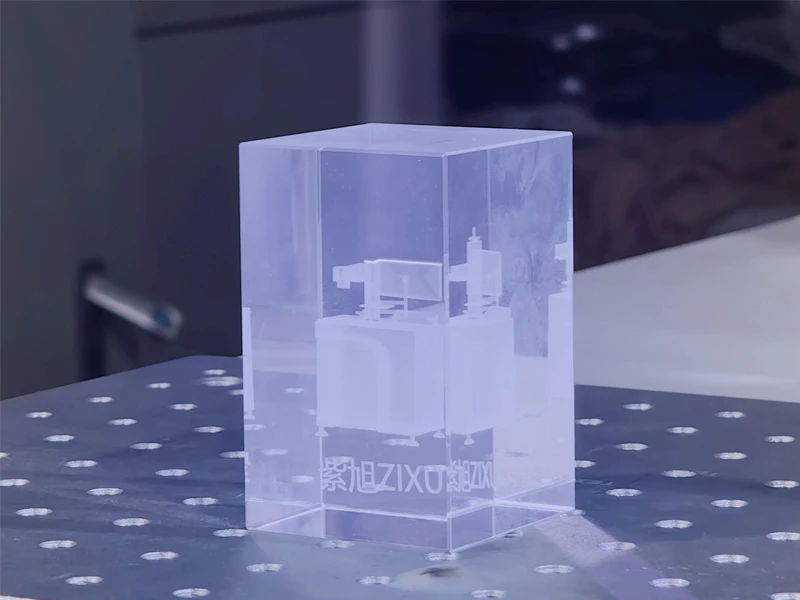 Glass and Crystal Dot Peen and Laser Marking Solution - Zixu